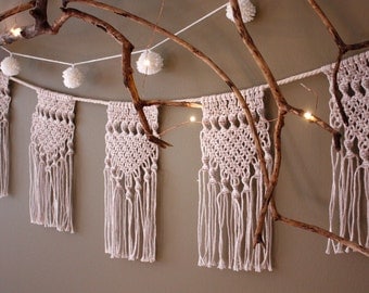 Macrame banner | Etsy