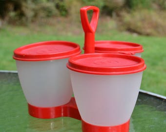 Red tupperware | Etsy