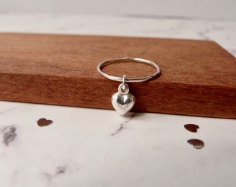 Dangle charm ring | Etsy