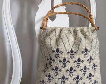 Bamboo handle bag | Etsy