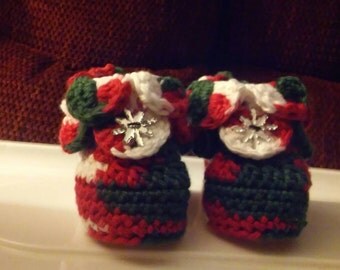 Christmas booties | Etsy
