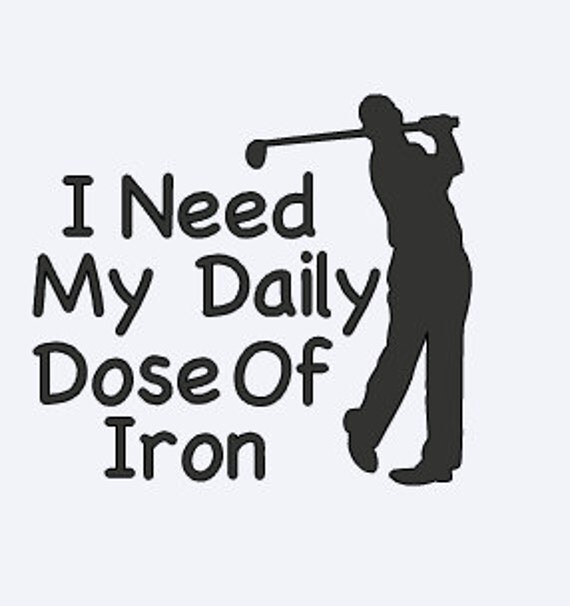 Golf Decal Yeti Decal for Men Yeti Golf Decal Funny Golf