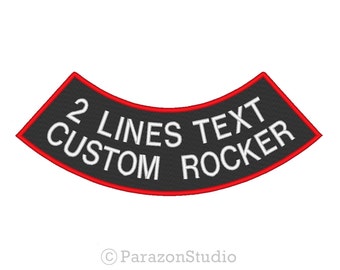 Custom rocker patch | Etsy