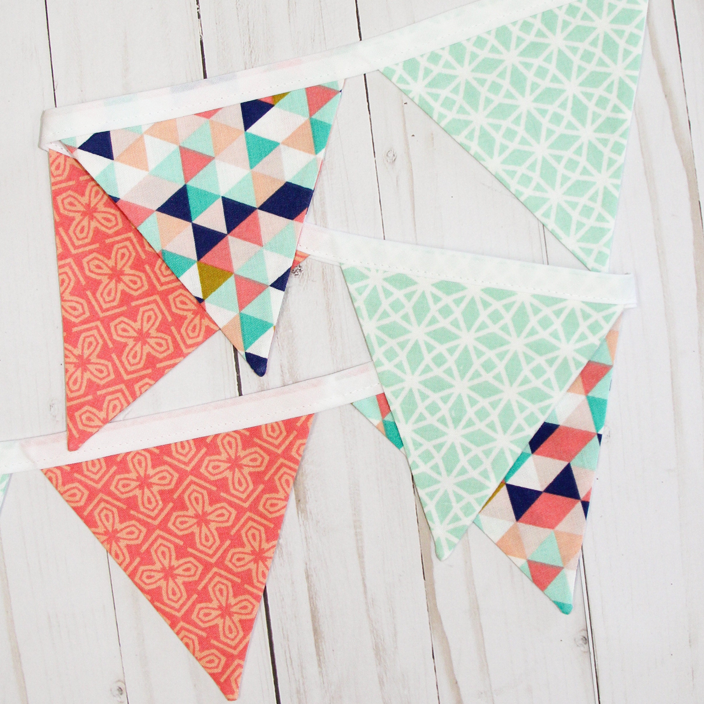 Quality Fabric Buntings Banners and Home by FromMySewingCorner