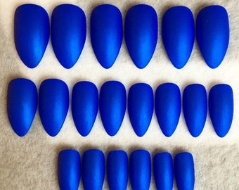 Matte fake nails | Etsy
