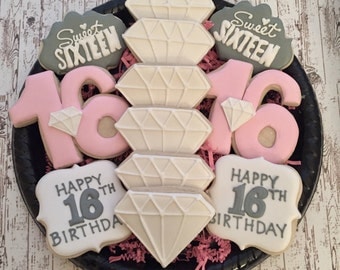 Sweet 16 cookie | Etsy