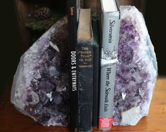 Geode bookends | Etsy
