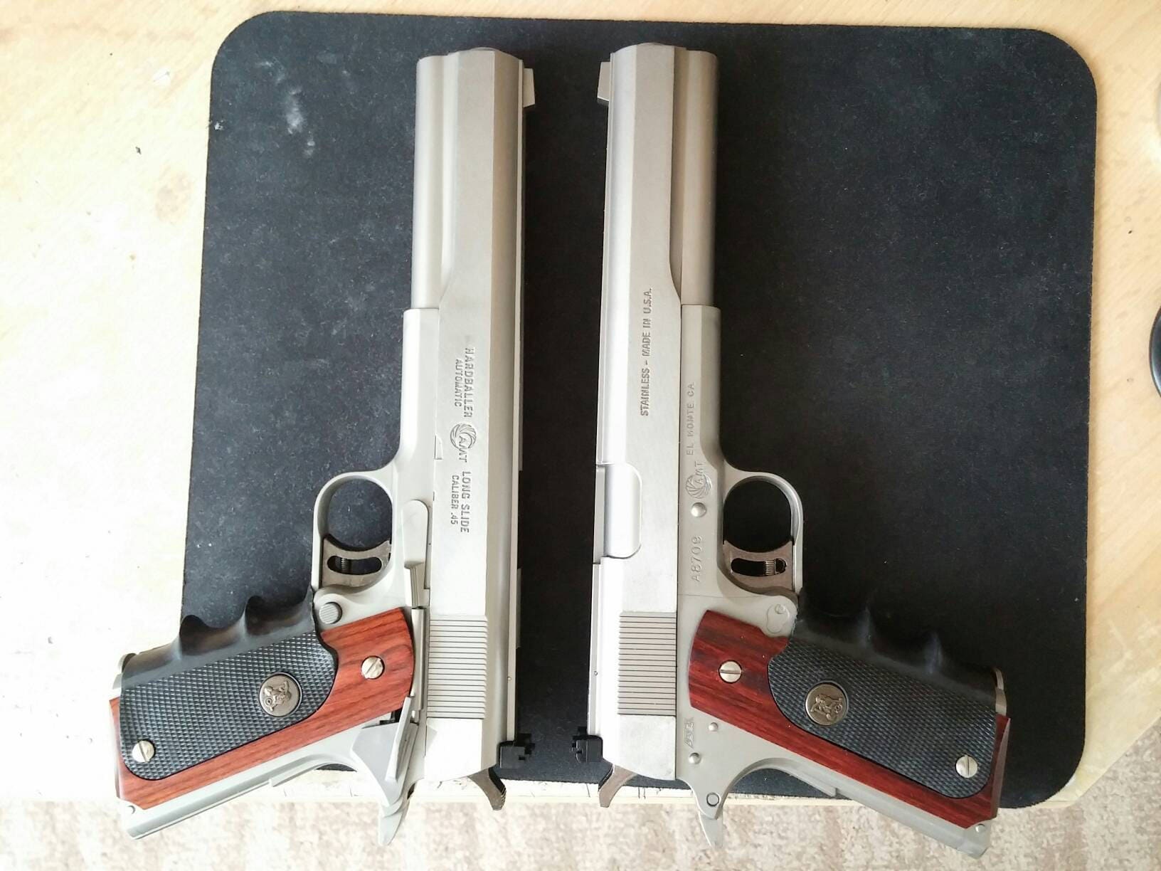 2x Hitman 47 Silverballer AMT Hardballer Longslide