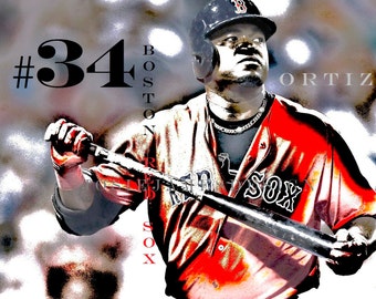 David ortiz art | Etsy