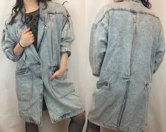 Denim duster | Etsy