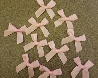 Small satin bows | Etsy