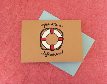 You are a lifesaver | Etsy