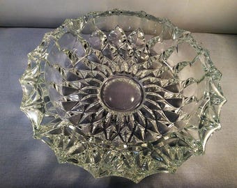 Cut crystal bowl | Etsy