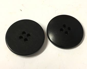 Black buttons | Etsy