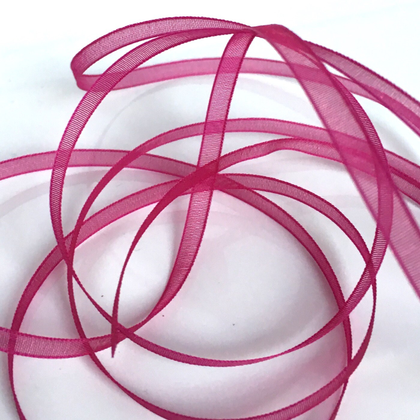 5M plum organza ribbon burgundy ribbon plum ribbon 3mm