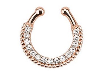 Fake tragus piercing | Etsy