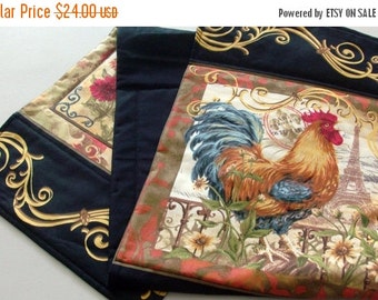 Rooster table runner | Etsy