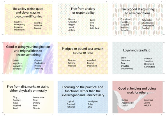 Strength Cards PDF Printable Cards 1 9 of 50