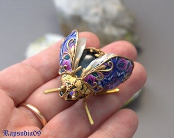 Polymer clay insect | Etsy