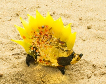 Glass hedgehog | Etsy