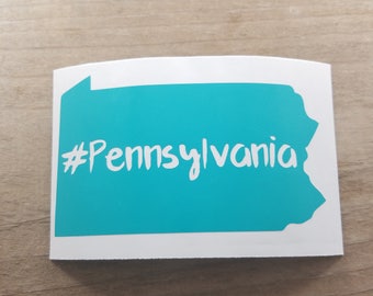 Pennsylvania sticker | Etsy