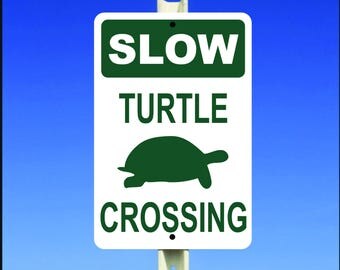 Turtle crossing | Etsy