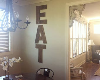 Eat letters | Etsy