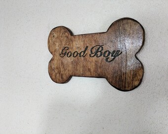 Wood dog bone signs | Etsy