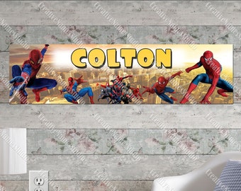 Spiderman banner | Etsy