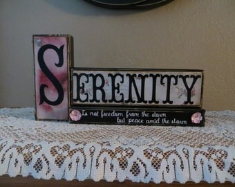 Serenity sign | Etsy