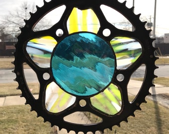 Stained glass bike | Etsy