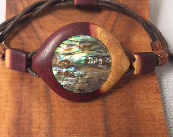 Green paua shell | Etsy