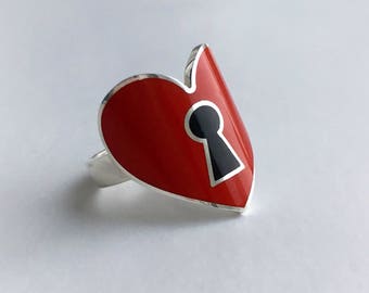 Heart keyhole | Etsy