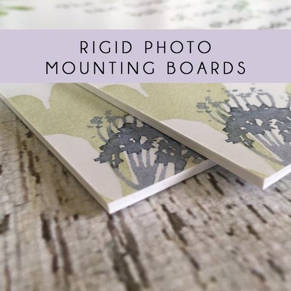 UPGRADE to a Rigid Photo Mounting Board for any wall art