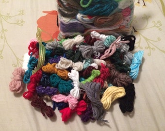 Scrap yarn | Etsy
