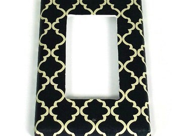 Rocker Light Switch Cover Wall Decor by funkychickendesign on Etsy