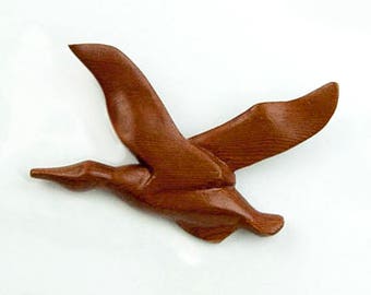 Wooden flying duck | Etsy