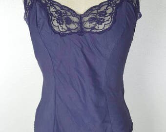 Midnight blue lace | Etsy