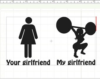 Weight lifting decal | Etsy