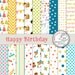 Happy Birthday paper Gifts digital paper Scrapbooking Paper