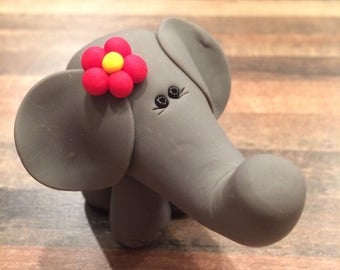 Clay elephant | Etsy