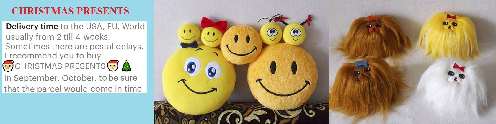 Smiley face pillows & toys pekingese bright by PillowsRollanda