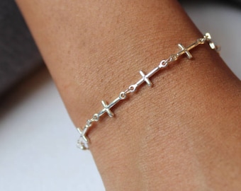 Cross bracelet | Etsy
