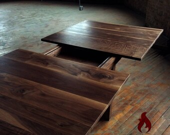 Walnut dining table | Etsy