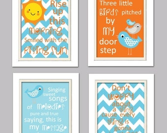 Three little birds | Etsy