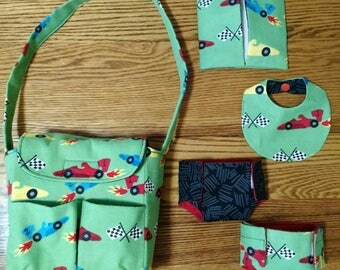 Race car diaper | Etsy