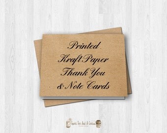 Kraft paper cards | Etsy