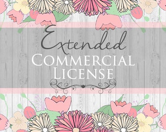 Extended Commercial License for Any of My Graphic Files: