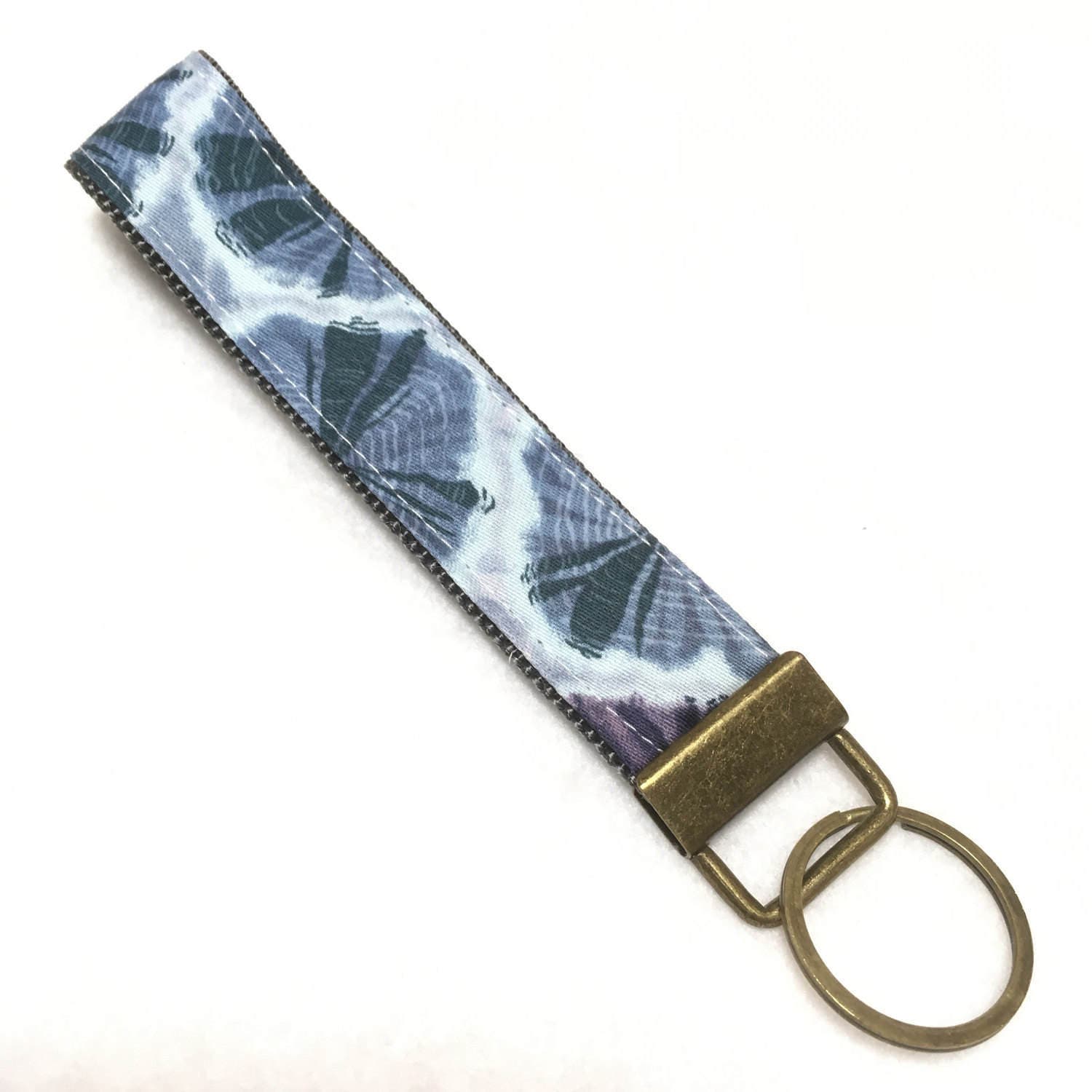 Wristlet Key Fob Japanese key fob blue green Japanese