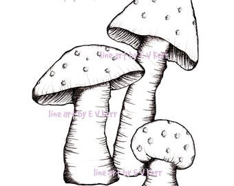 Toadstool printables | Etsy